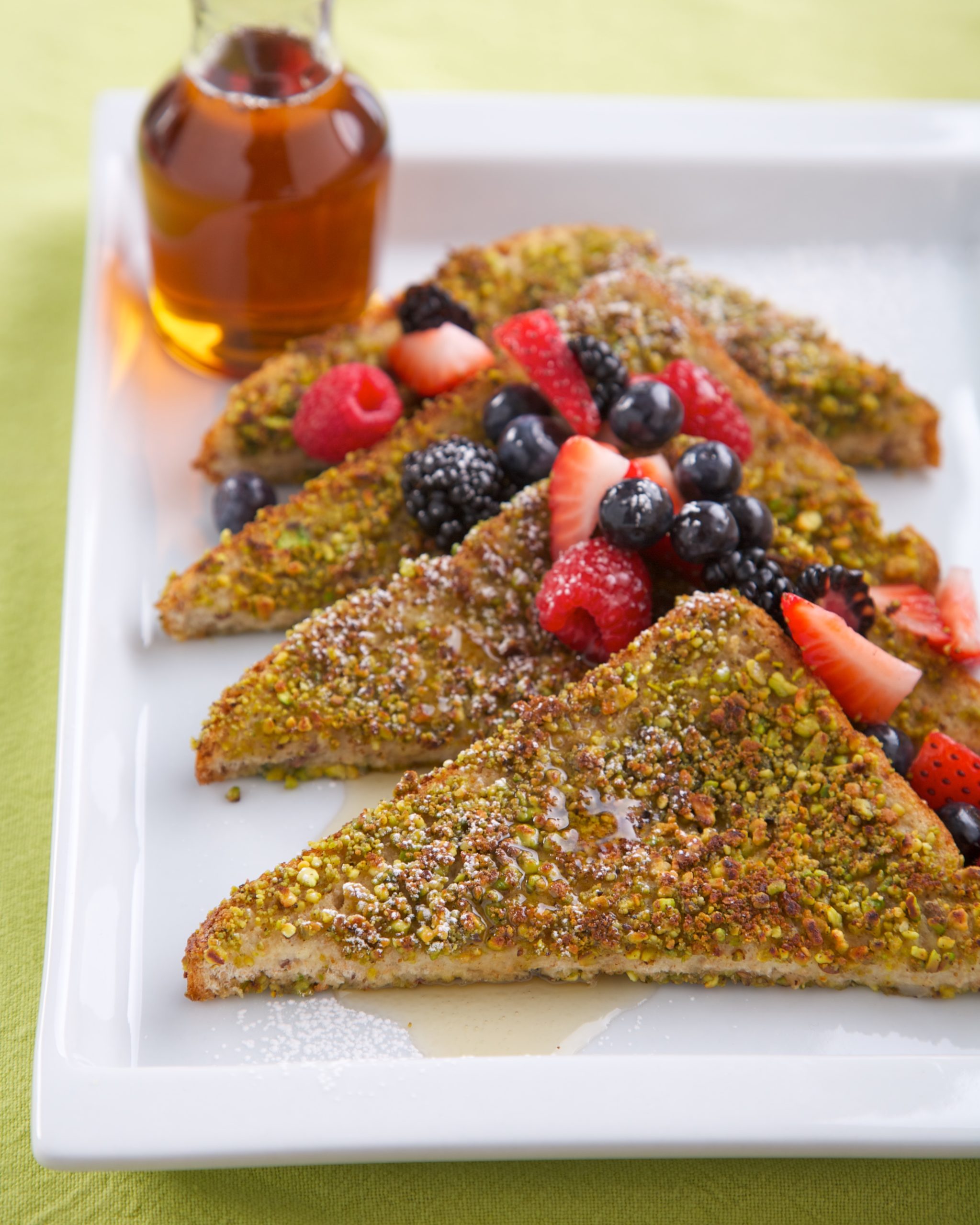 Pistachio-Crusted French Toast - Rose Reisman