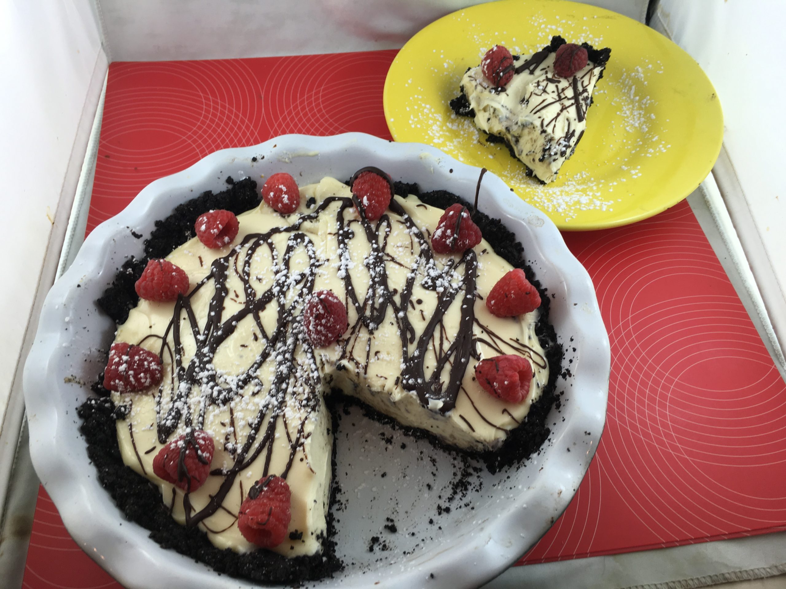 White Chocolate Raspberry Pie - Rose Reisman