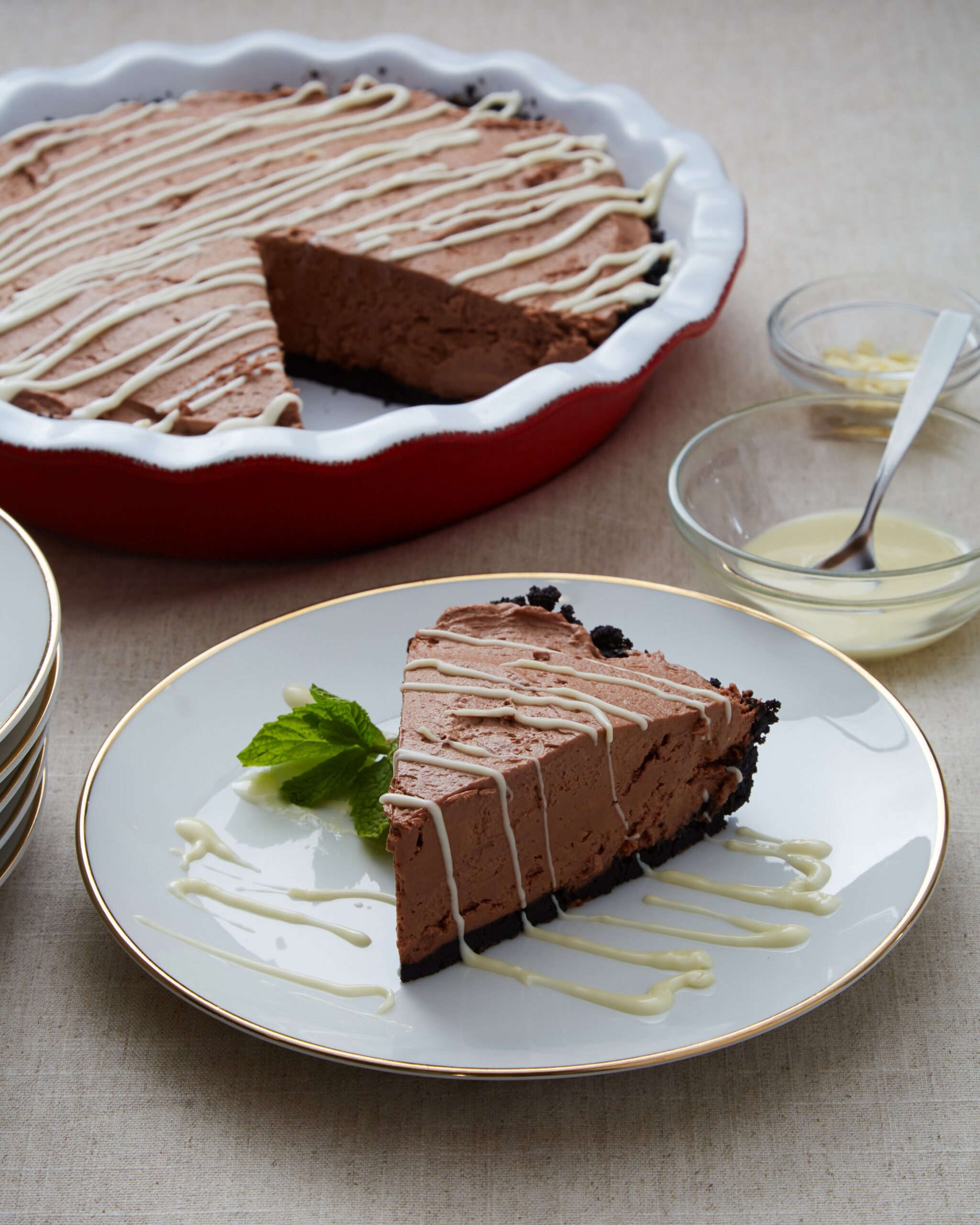 Greek Yogurt Chocolate Pie - Rose Reisman